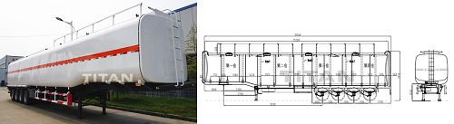 How many Litres does a fuel tanker carry? Oil Tank Trailer size ...