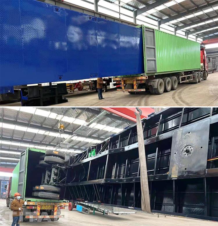 40 Ft Shipping Container Flatbed Trailer for Sale in Burundi