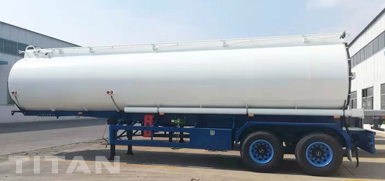 2 Axles 38000L Semi Tankers Trailers will be transported to Malta