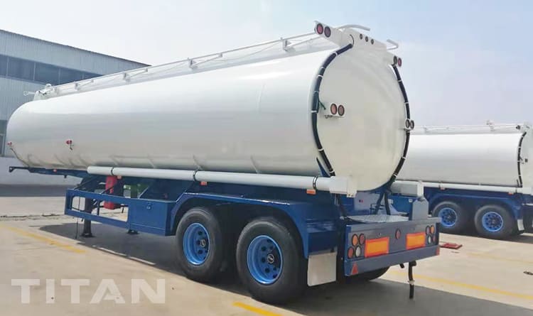 2 Axles 38000L Semi Tankers Trailers will be transported to Malta