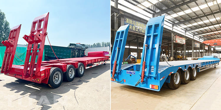 3 Lines 6 Axles Heavy Low Loader Truck Trailer for Sale in Nigeria