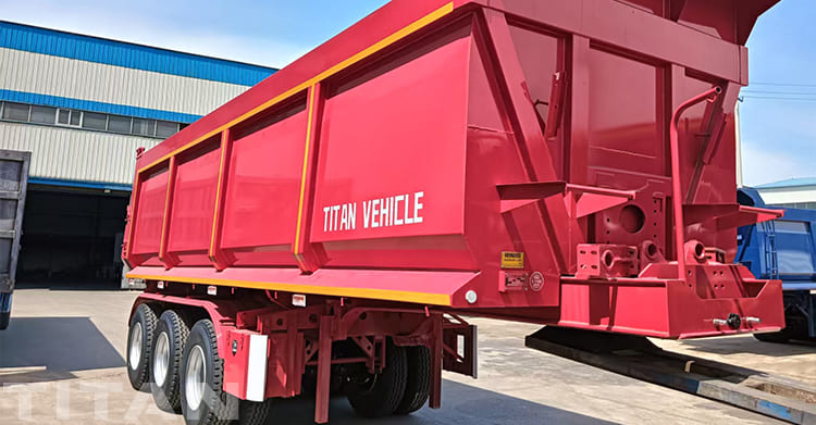Heavy Duty Hydraulic Dump Trailers for Sale in Mexico