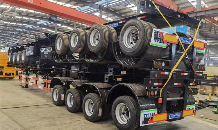 4 Axle Container Chassis Trailer