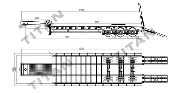 New Low Bed Trailer | Lowbed Trailer for Sale | Low Bed Semi trailer ...