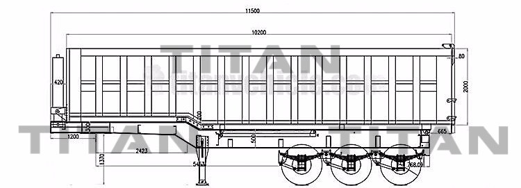 Semi Tipper Trailers for Sale - New & Used Semi Trailer Tipper Price ...