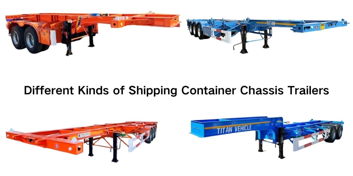 Shipping Container Chassis Trailer for Sale in Jamaica