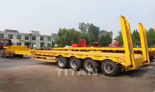 100 Ton Extendable Low Bed Trailer for Sale
