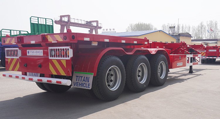 Tri Axle 40Ft Multi Function Skeletal Container Carrier Trailer for Sale