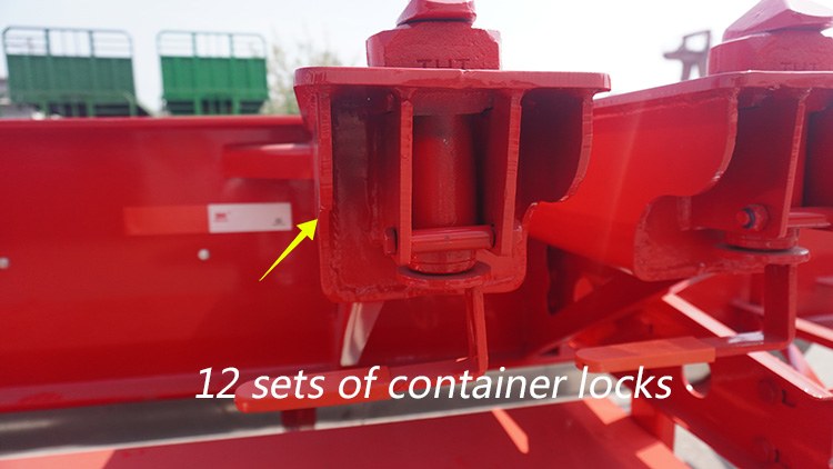Tri Axle 40Ft Multi Function Skeletal Container Carrier Trailer for Sale