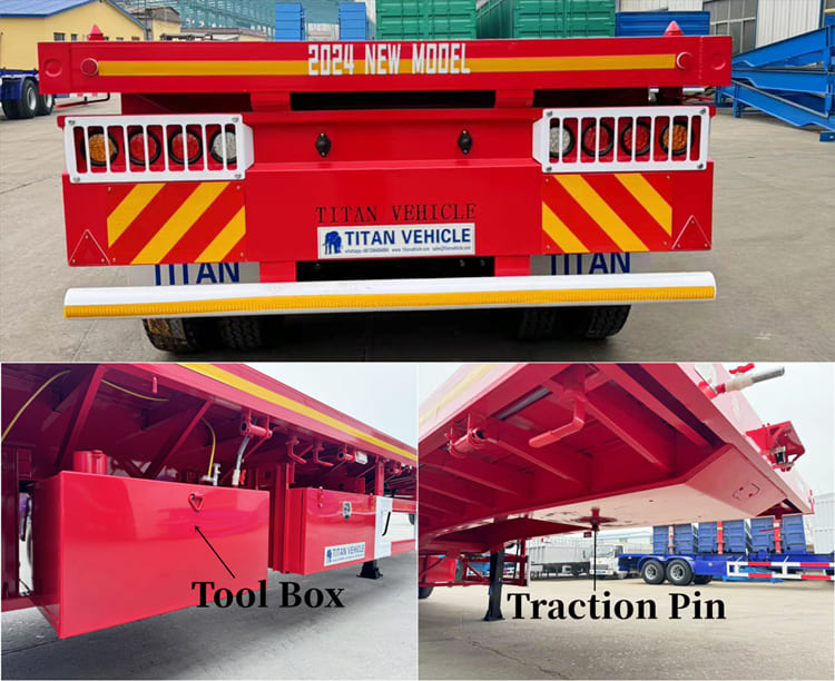 40 Ft Flat Bed Semi Trailer for Sale in Congo