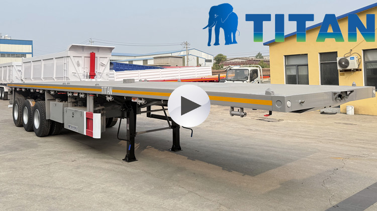 3 Axle 40 Ft Flatbed Trailer for Sale in Jamaica Montego Bay