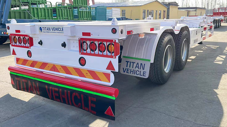 2 Axle 40Ft Intermodal Container Chassis Trailers for Sale in Jamaica