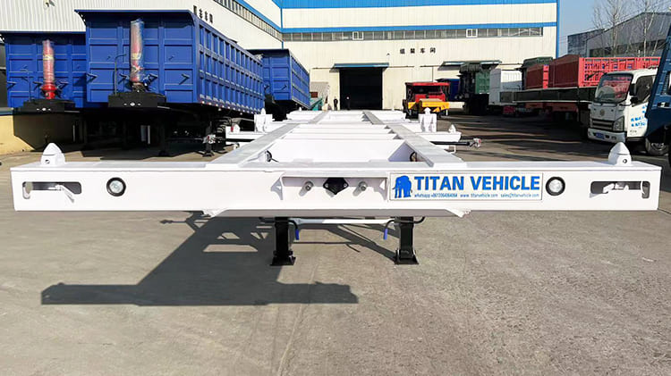 2 Axle 40Ft Intermodal Container Chassis Trailers for Sale in Jamaica