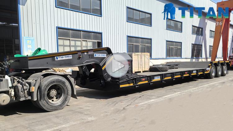 Hydraulic Detachable Gooseneck Lowboy Trailer for Sale in Jamaica