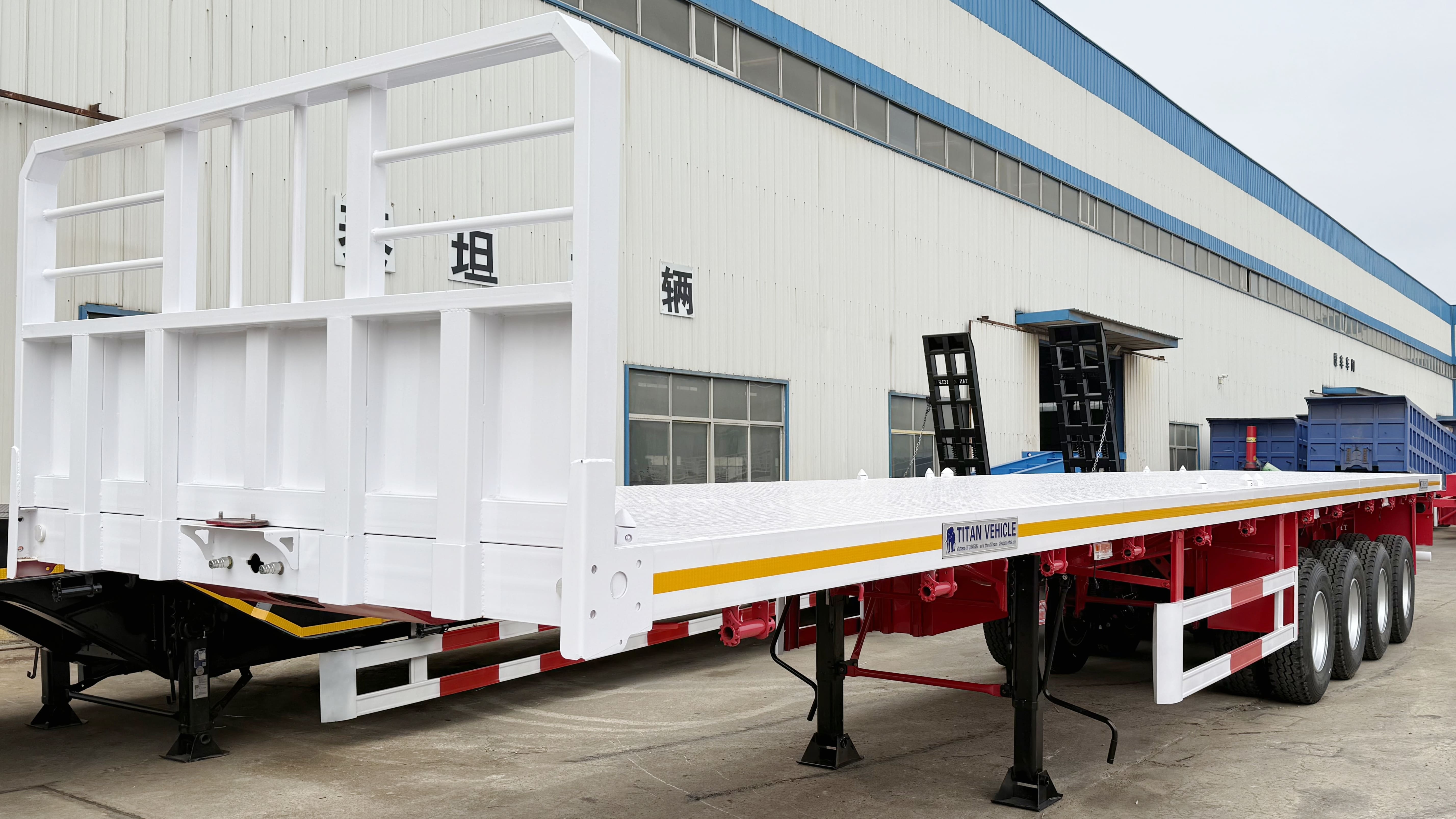 4 Axle Flatbed Semi Trailer for Sale Manufacturers in Kenya Mombasa