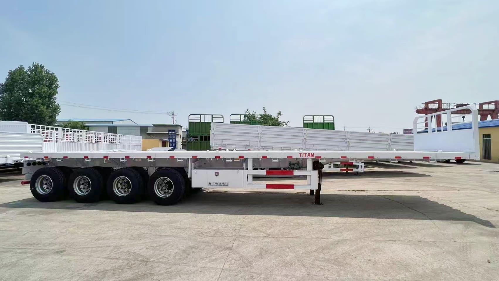 4 Axle Flatbed Semi Trailer for Sale Manufacturers in Kenya Mombasa