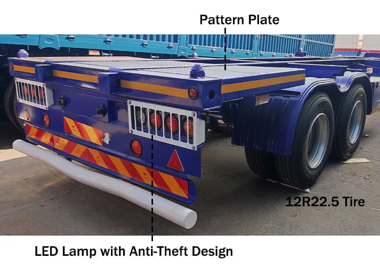 12m Skeletal Trailer Chassis for Sale in Panama
