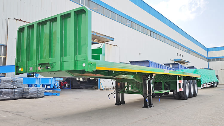 2025 New Tri Axle Flatbed Trailers for Sale in Saudi Arabia