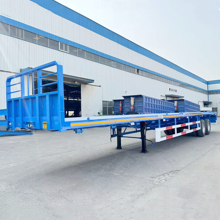 Commercial 2 Axle Flatbed Trailer for Sale Price in Mexico