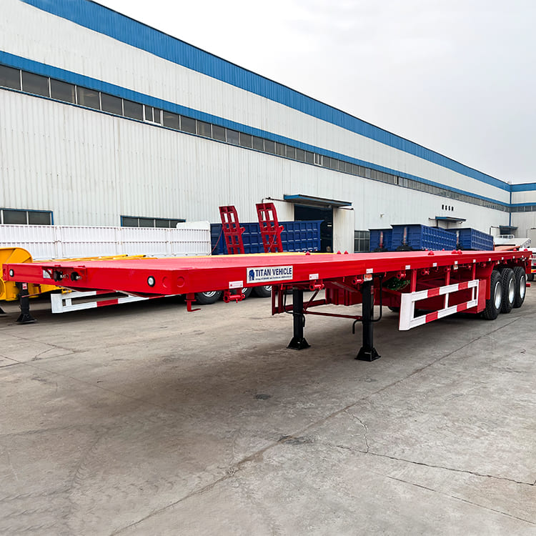40 Foot Semi Truck Flatbed Trailer for Sale in Rwanda Kigali