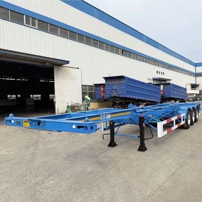 2 Axle 40Ft Intermodal Container Chassis Trailers for Sale in Jamaica